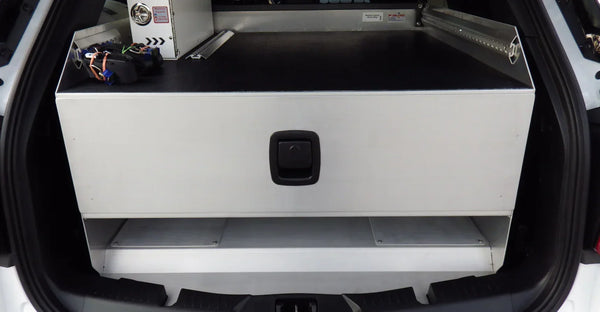 Drawer with Open Compartment Below, Shorter Length for Kennel in Ford ...