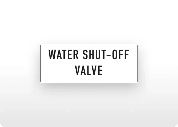 Water Shutoff Valve Decal – Rowland Emergency